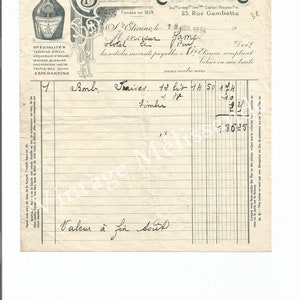 Printable 1800s French Receipts, Stamps, Digital, Download, Ephemera ...