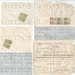 Large Bundle of French Receipts, 42 Pages, 1800s and Early 1900s ...