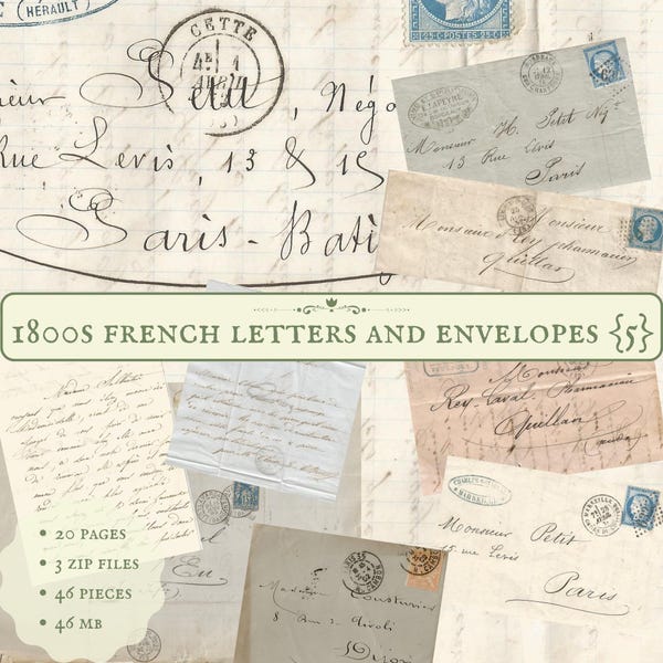 French Letters - Etsy