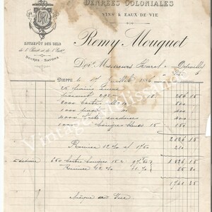 Printable 1800s French Receipts, Stamps, Digital, Download, Ephemera ...