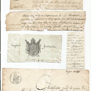 Printable Antique French Cachets, Stamps, Digital, Download, Ephemera ...