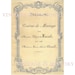 1916 Marriage Contract With Blue Frame, Old French Documents, Printable ...