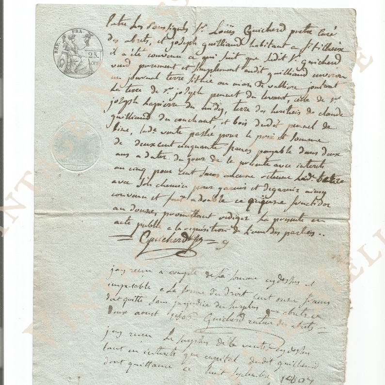 20 Assorted French Papers, Printable, Digital Download, Handwriting ...