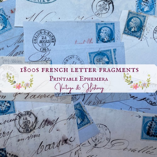 Printable Antique French Cachets Stamps Digital Download - Etsy