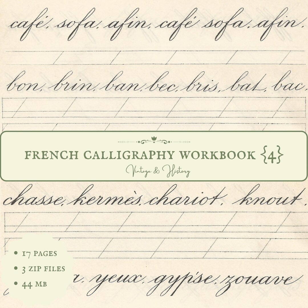 Nouvelle Méthode D'Écriture {4}, French Handwriting and Calligraphy ...