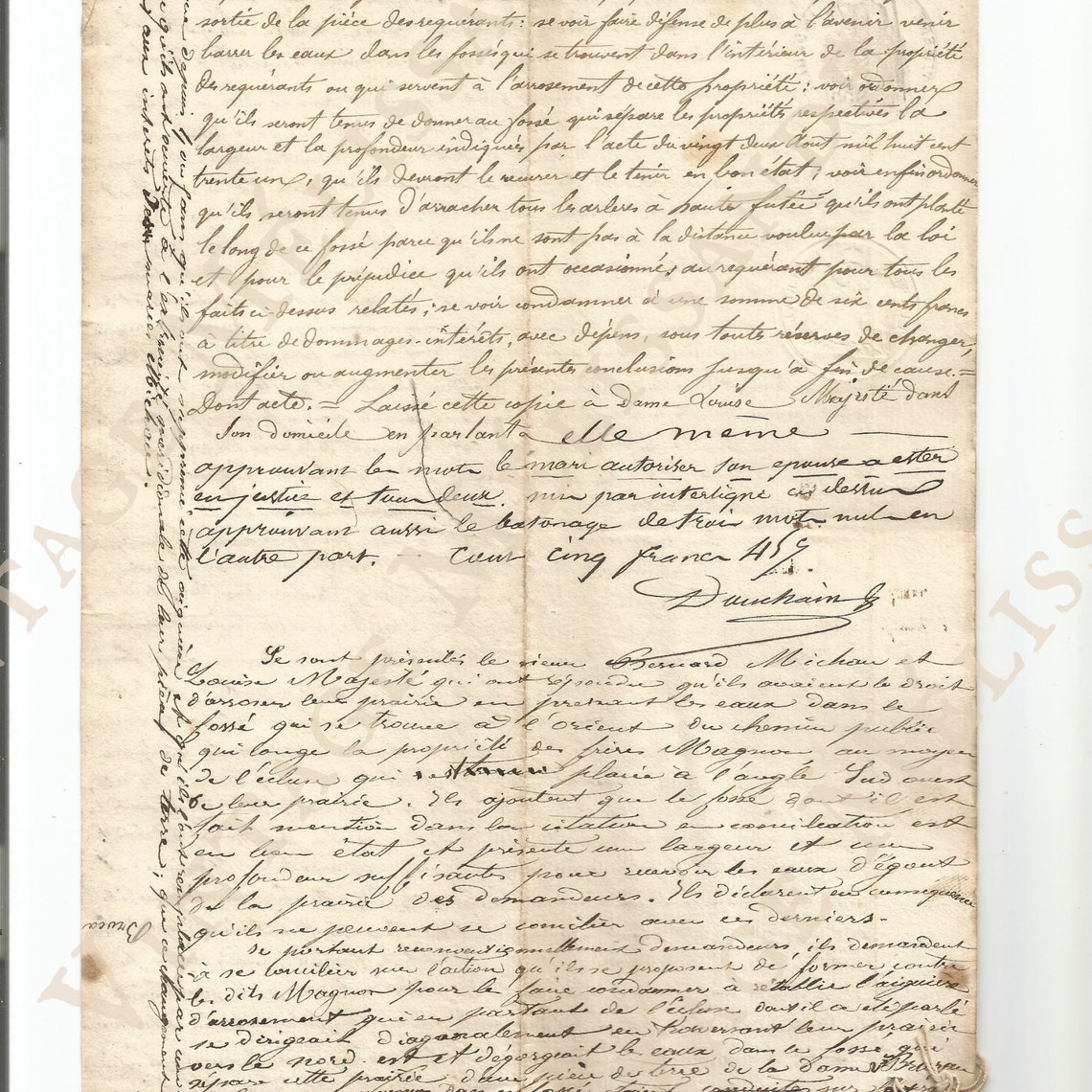 20 Assorted French Papers, Printable, Digital Download, Handwriting ...