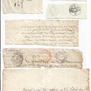 Printable Antique French Cachets, Stamps, Digital, Download, Ephemera ...