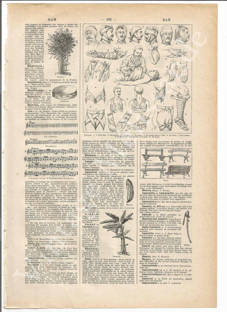 French Dictionary Pages, Letter B, Larousse, Alphabet, Printable ...