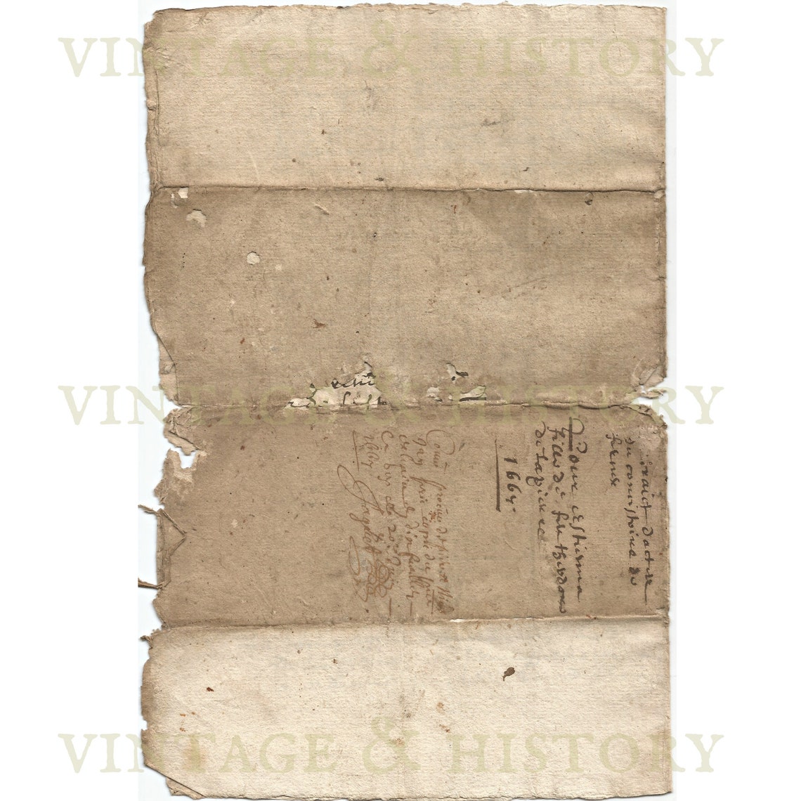 1600s Collection 2 Antique French Papers Printable - Etsy