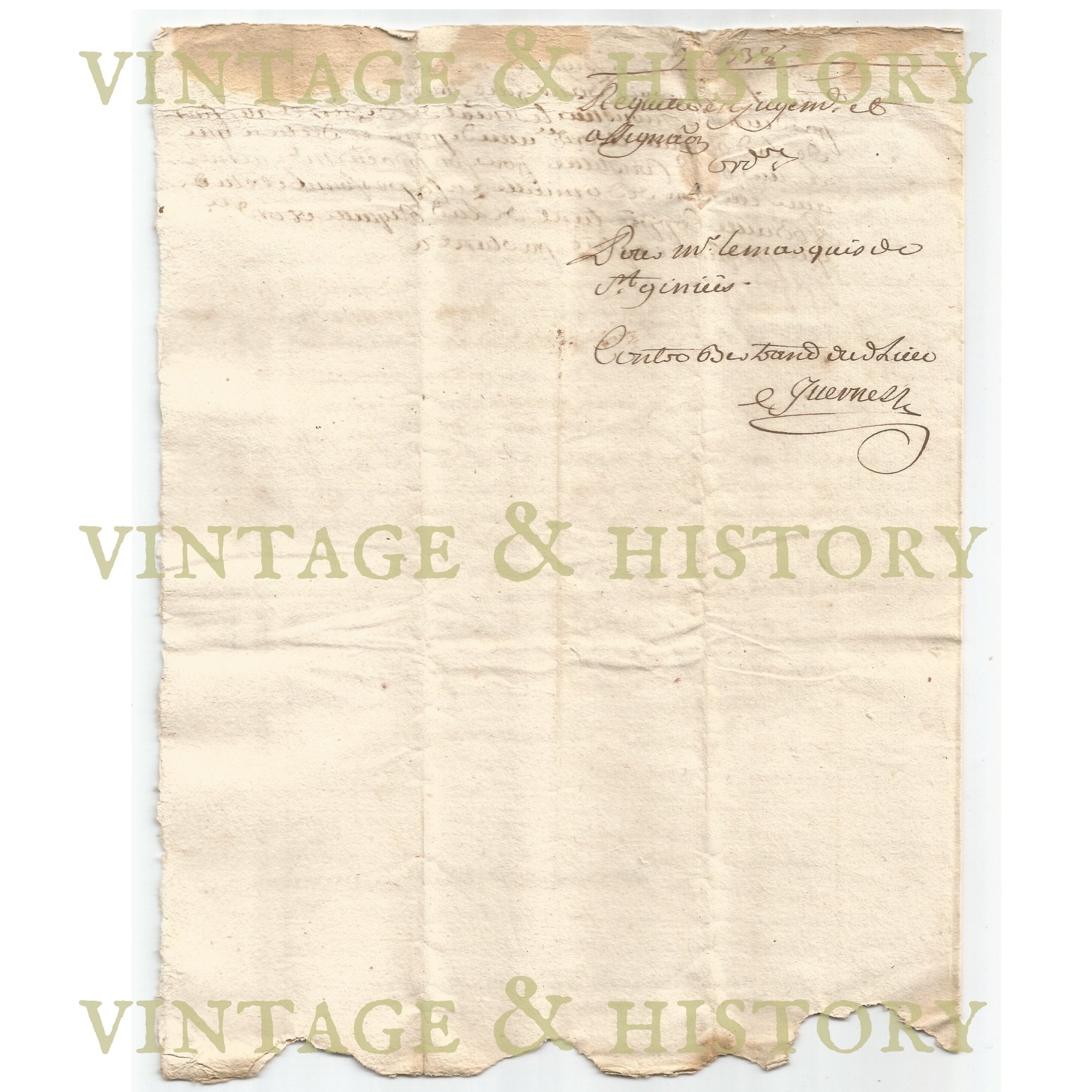 1700s, 11 Page Bundle {1}, French Papers, Handwritten, Calligraphy ...