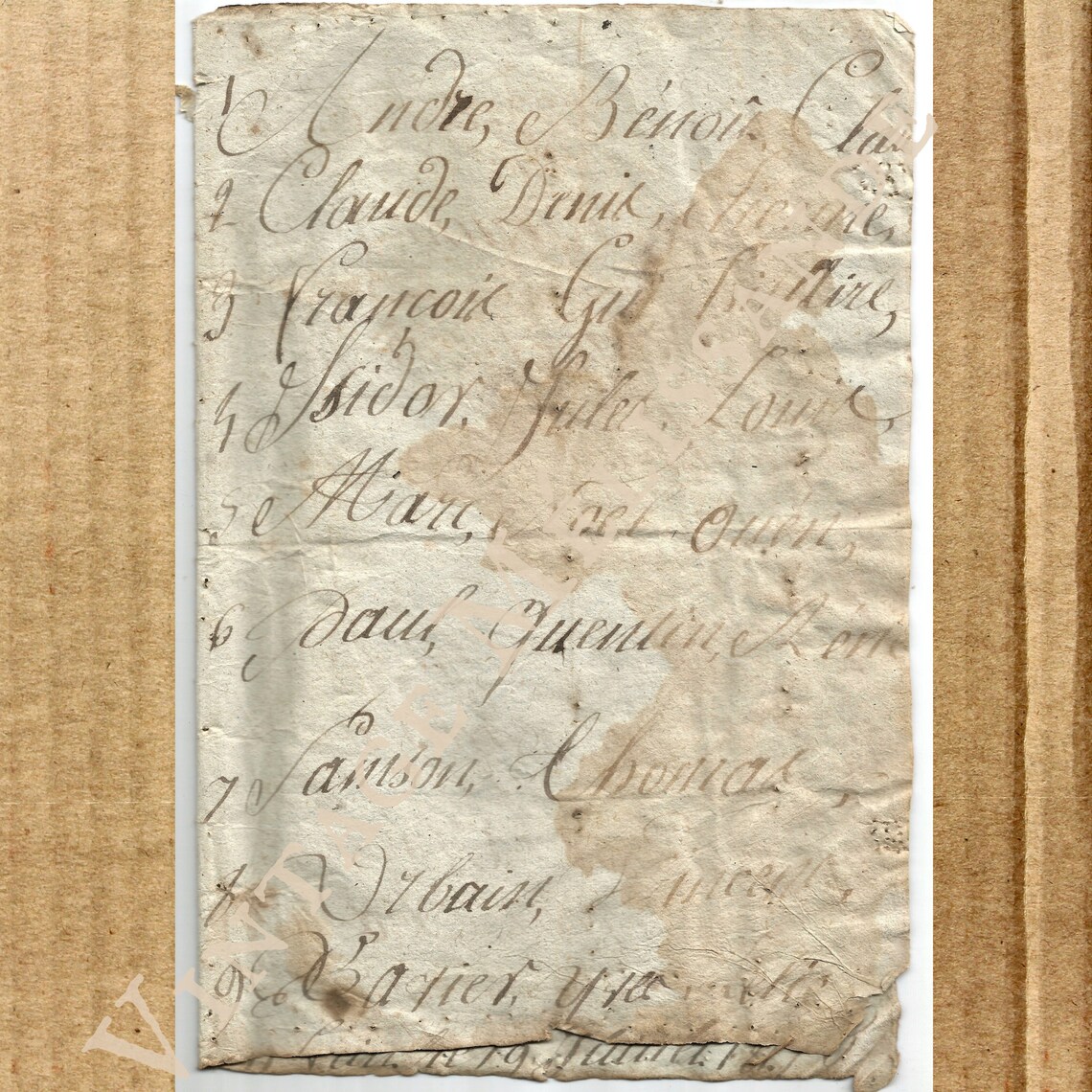 1800s Calligraphy, Old French Papers, Digital Download, Ephemera ...