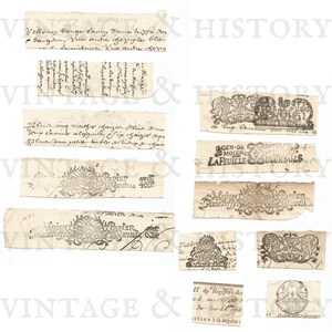 Antique French Cachets and Fragments {8} Généralités, Stamps, Printable ...