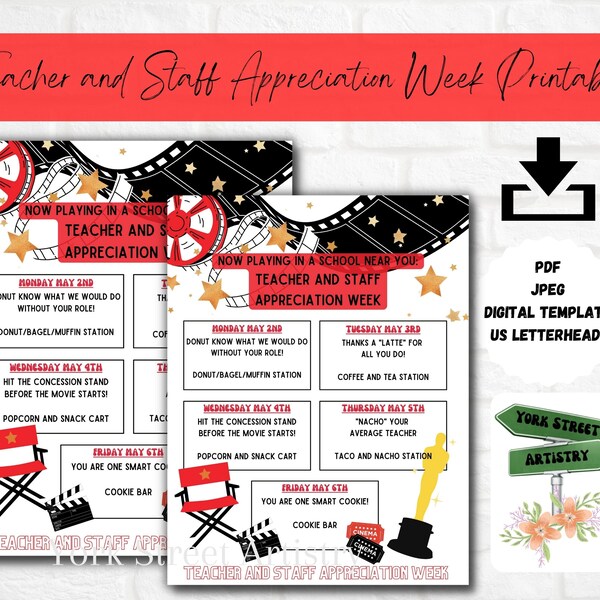 Hollywood Teacher Sign - Etsy