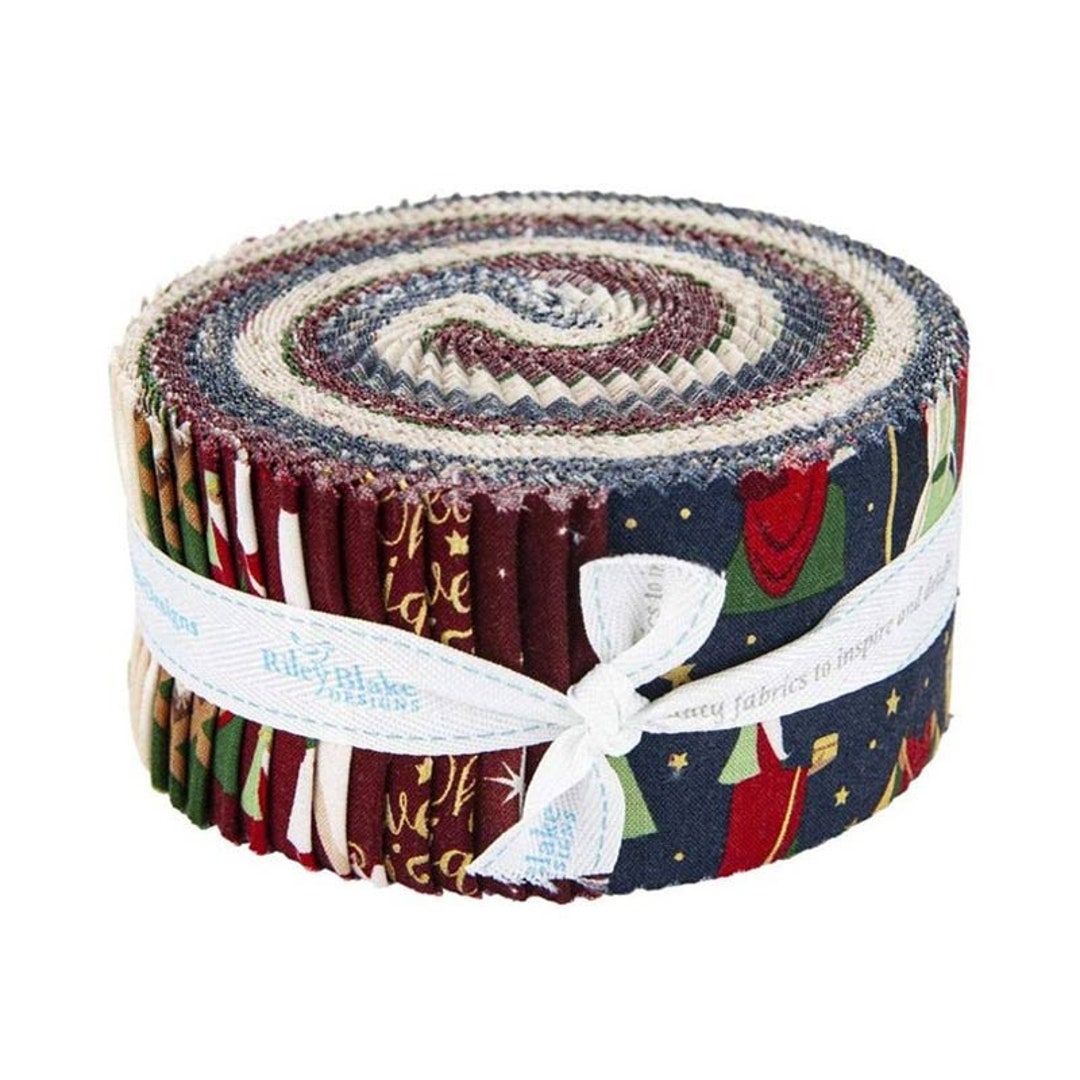 Riley Blake Oh Holy Night Jelly Roll - Etsy