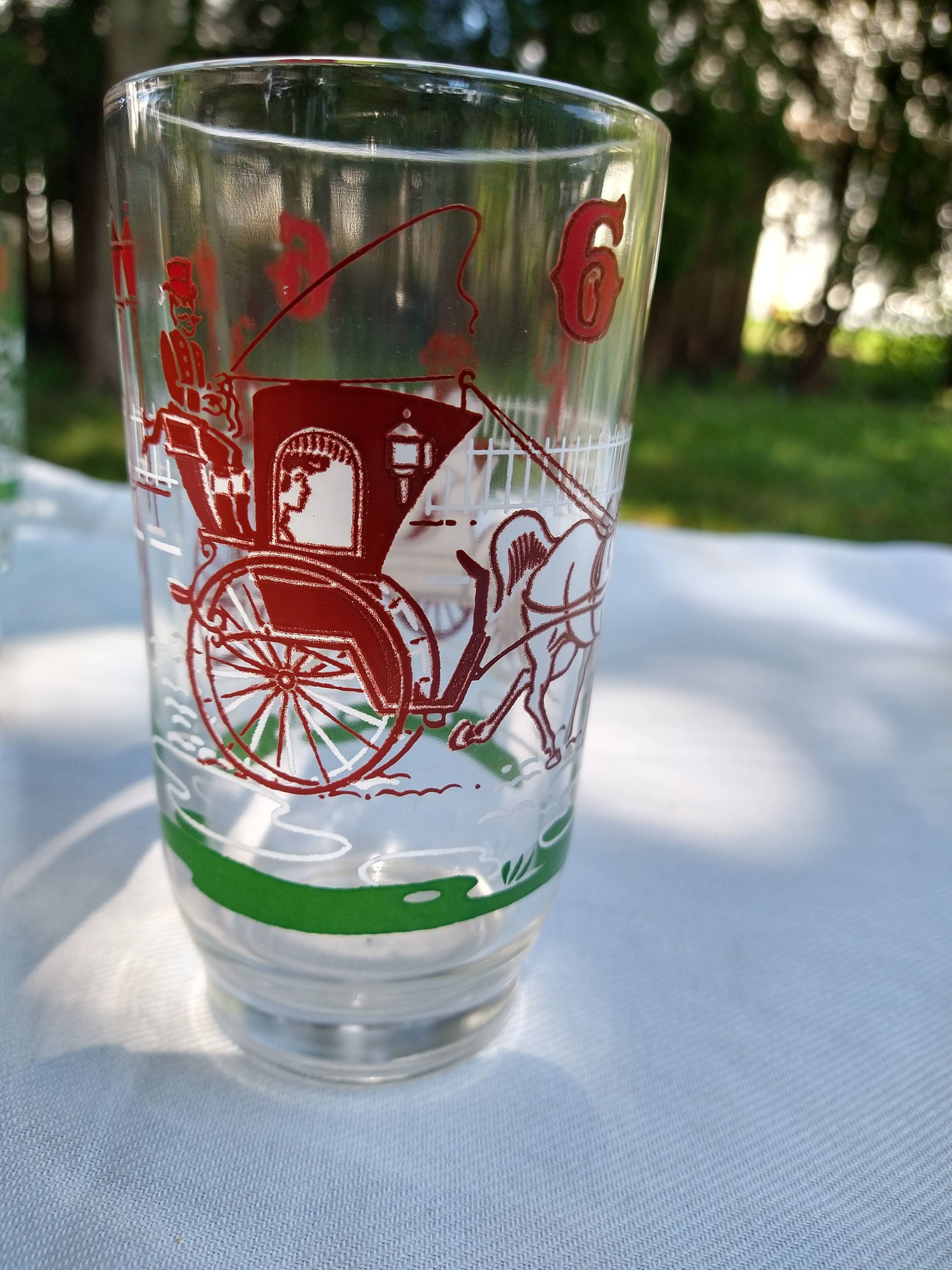 The Departure and the Race Vintage Libby Glasses - Etsy