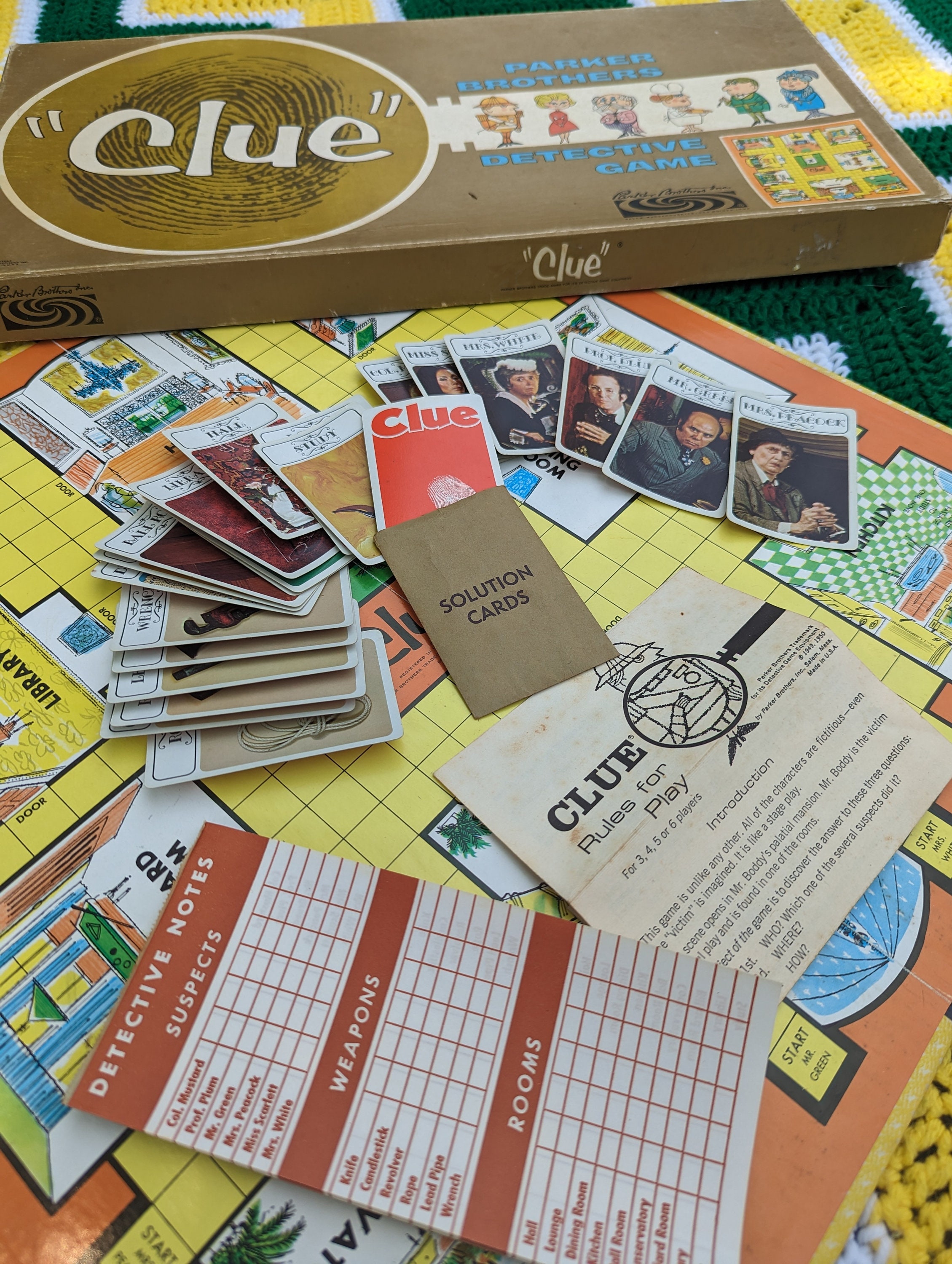 1963 Edition of Clue - Etsy