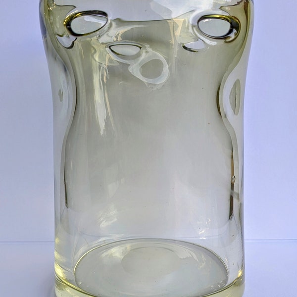 Green Blenko Glass Vase - Etsy