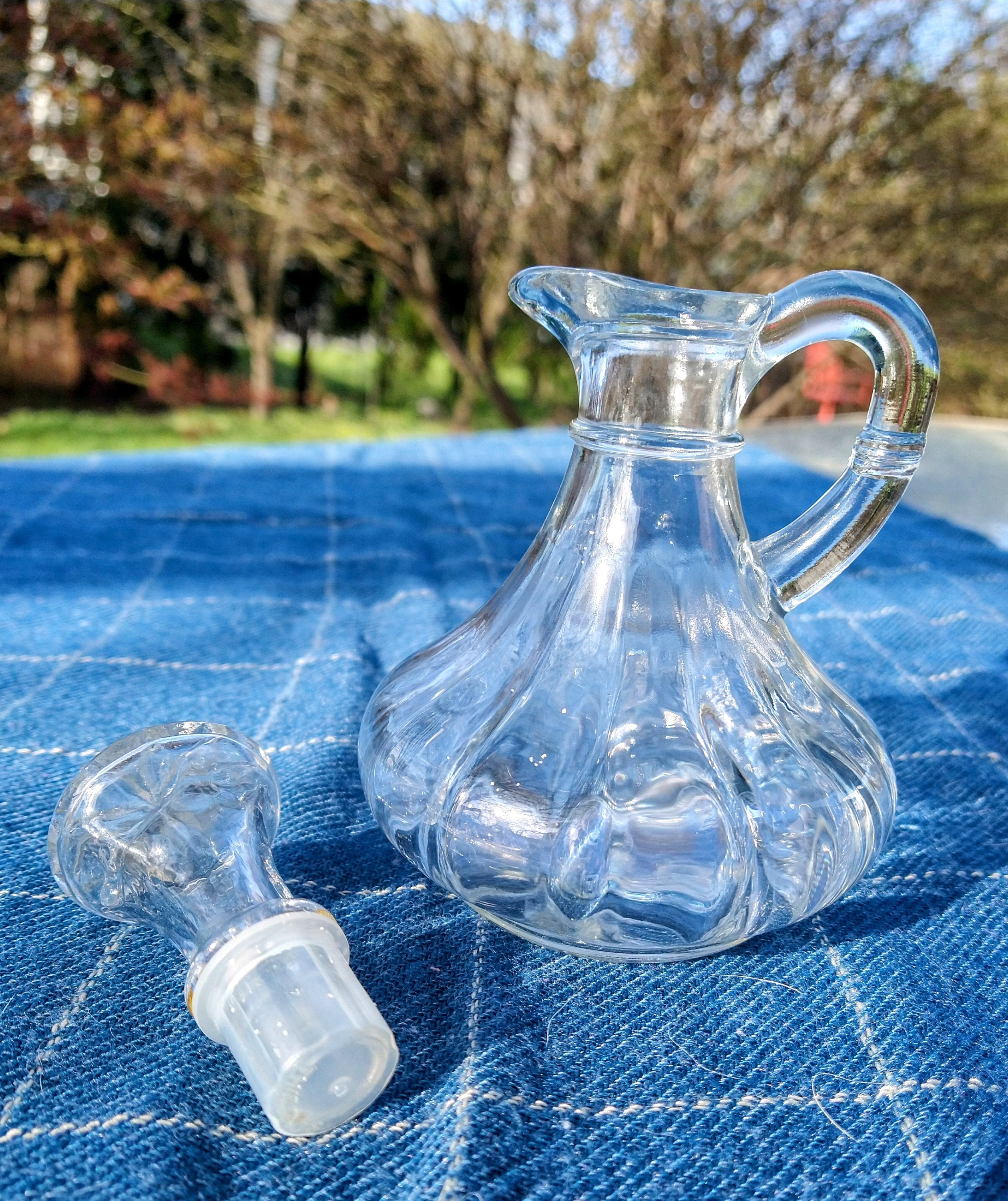 Anchor Hocking Oil and Vinegar Cruet Set - Etsy