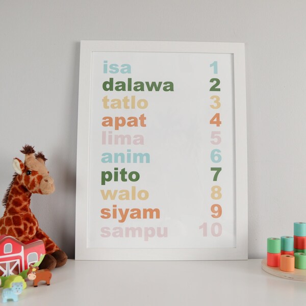 Basic Filipino Words 64 Cards Flashcards Tagalog Flashcards With ...