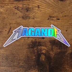 Maganda Sticker, Holographic Sticker, Filipino Sticker | Pinay Mama ...