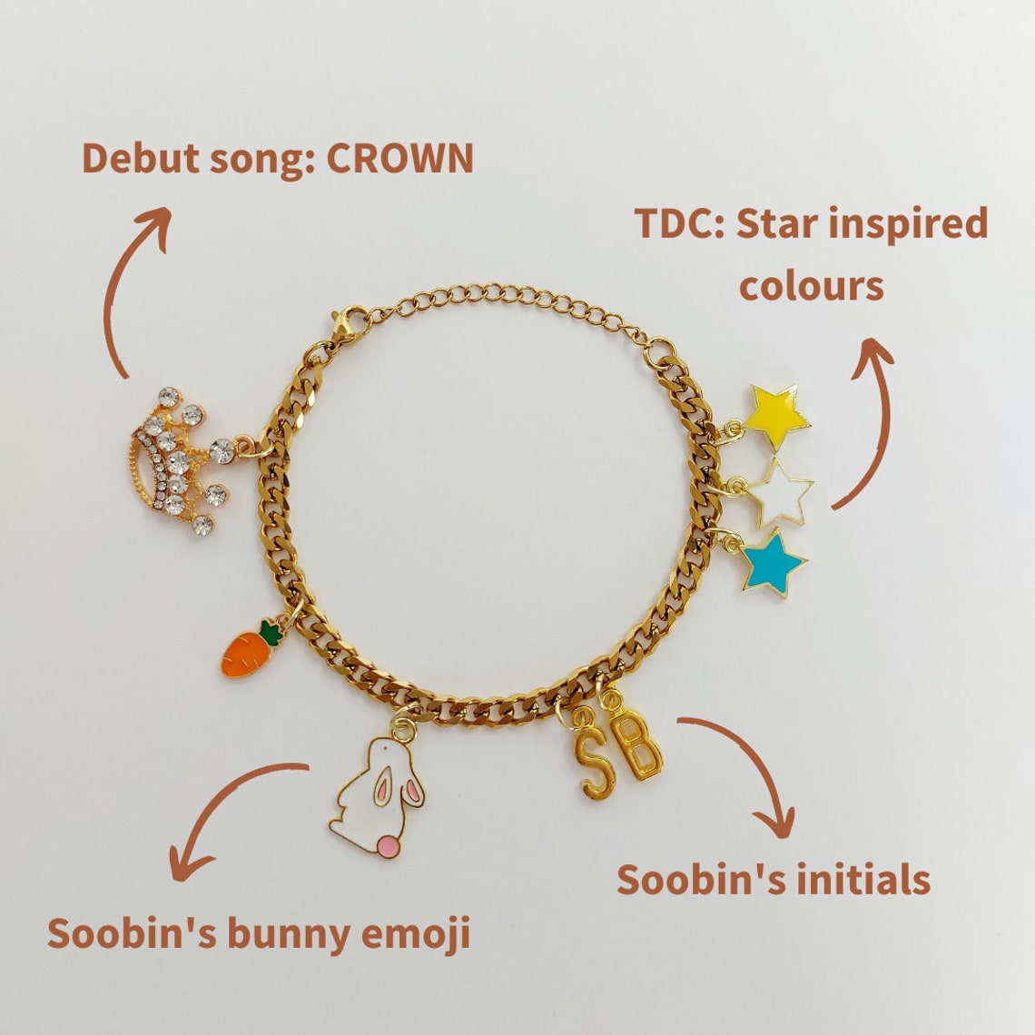 TXT Bracelet Soobin Charm Bracelet Dream Chapter Star - Etsy