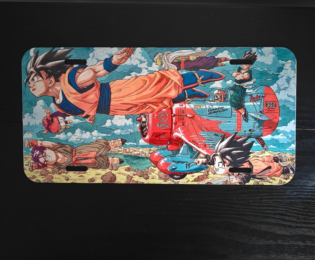 DBZ Artwork License Plate - Etsy