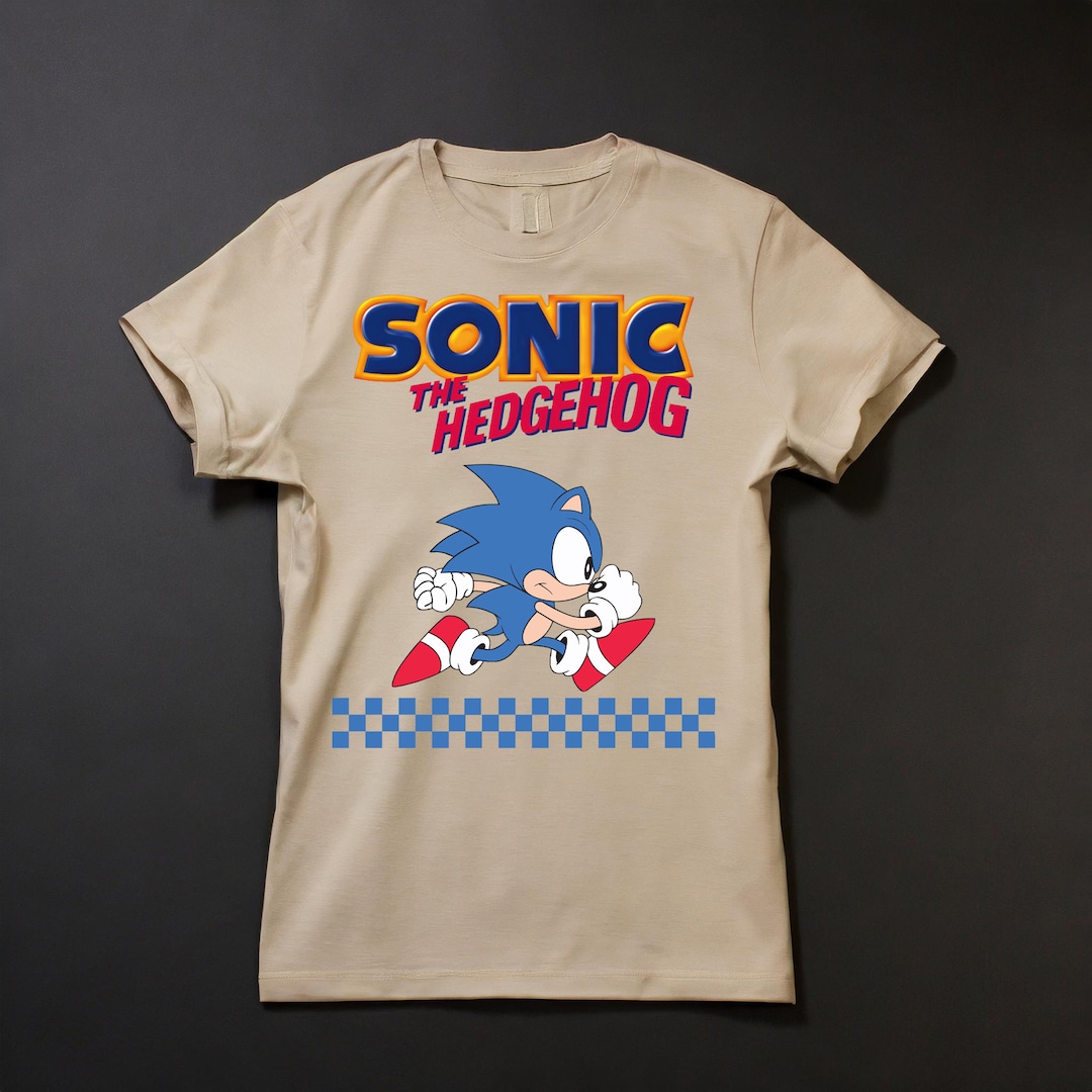 Retro Sonic T-shirt - Etsy