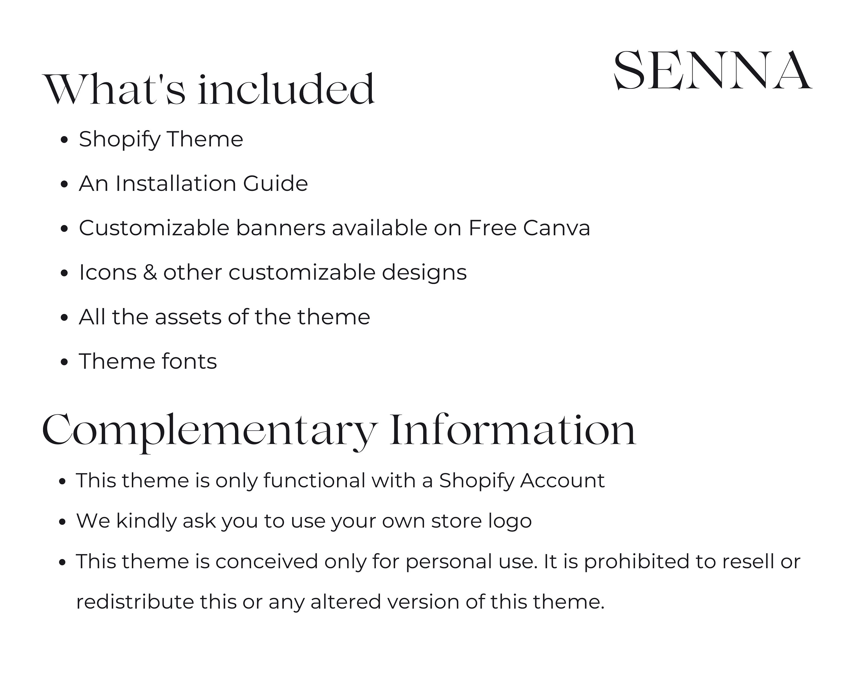 Shopify Theme Template - Aesthetic Shopify Template - Minimal Shopify ...