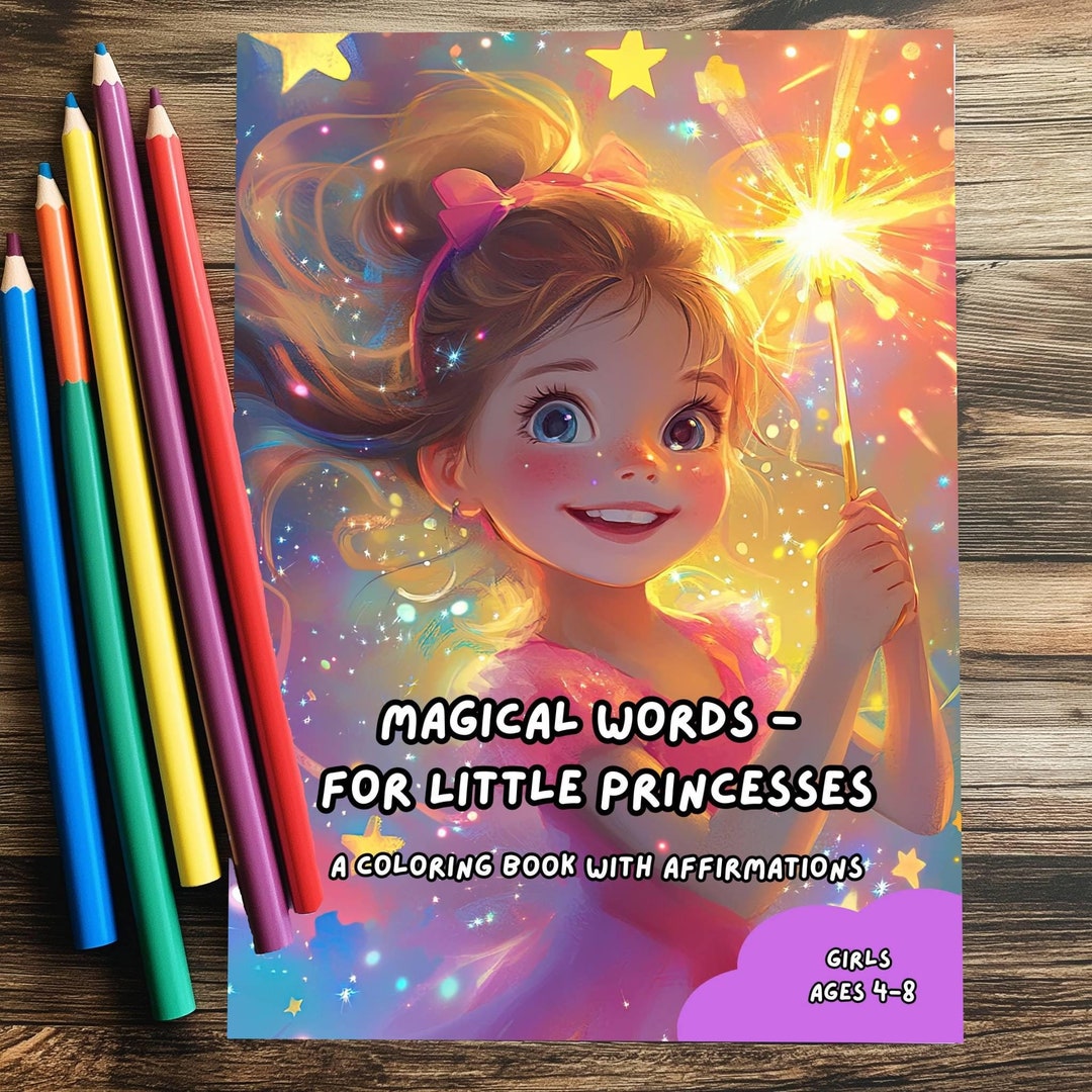 20 Positive Affirmations Coloring Pages Book for Girls Kids Adults ...