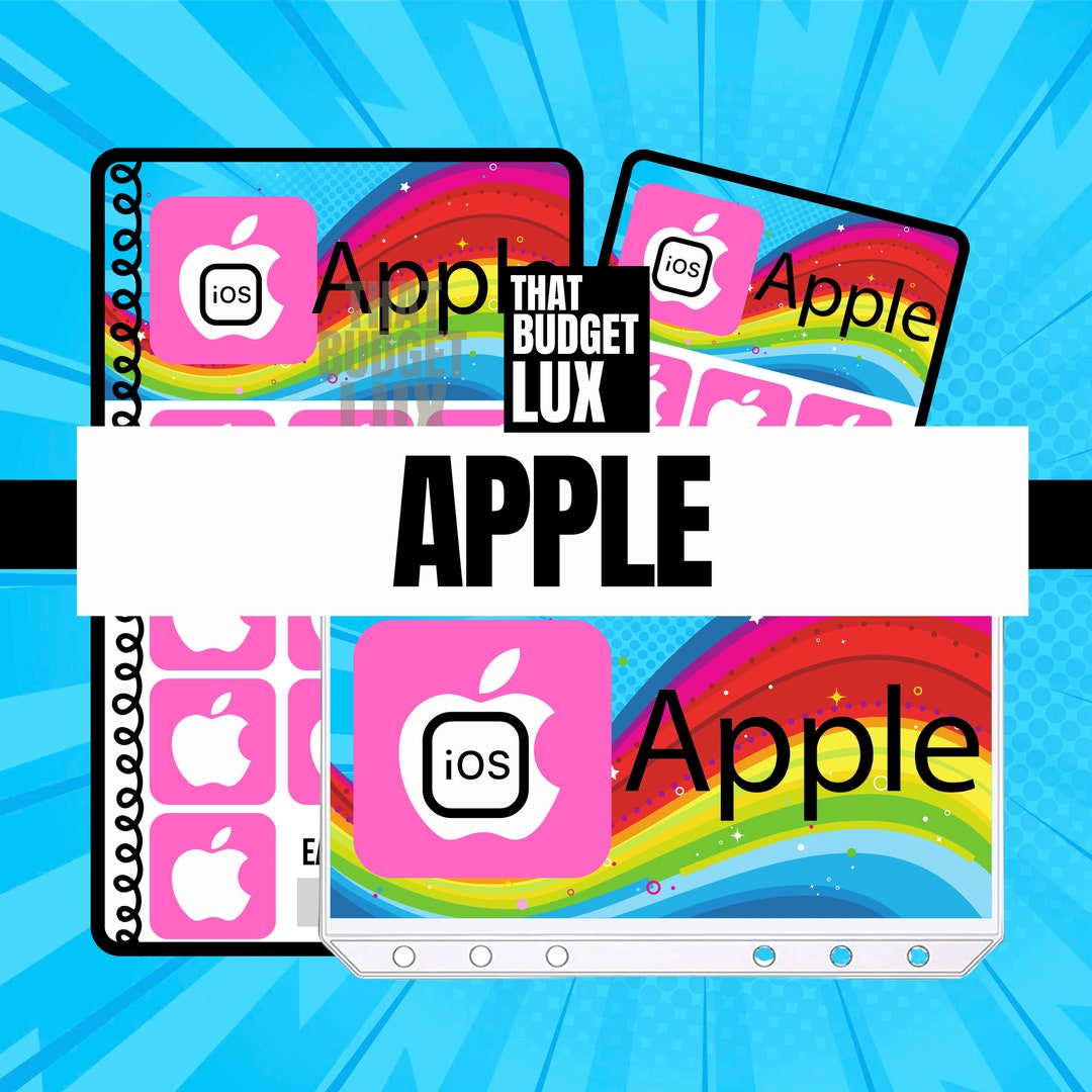 Apple Subscriptions Savings Challenge & Matching Cash Envelope Tech ...