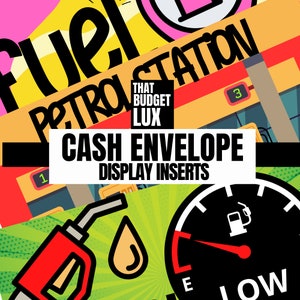 Petrol, Fuel, Diesel, Gas Zipper Cash Envelope/wallet Savings Tracker ...