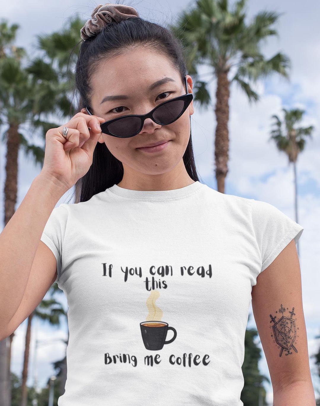 If You Can Read This Bring Me Coffee Unisex Heavy Cotton Tee - Etsy