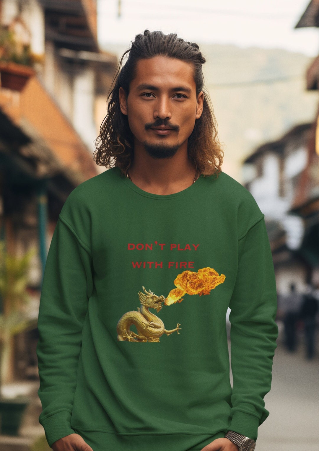 Don't Play With Fire Unisex Heavy Blend™ Crewneck Sweatshirt - Etsy