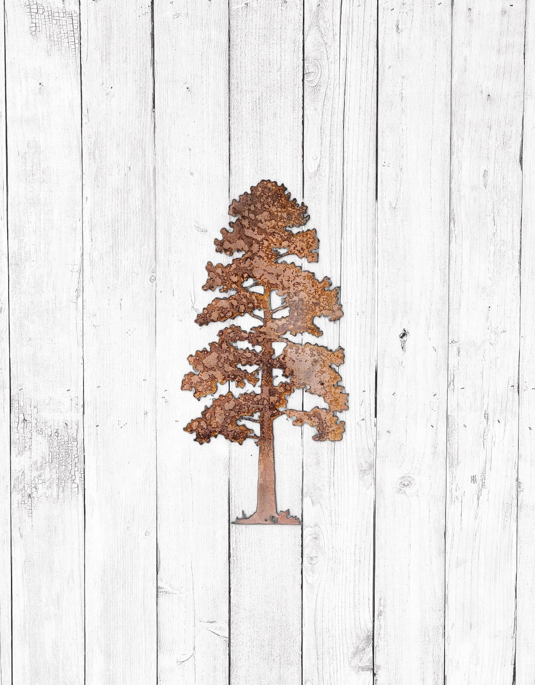 Copper Lodgepole Pine Tree Wall Decor Nature Inspired Metal Pine Tree ...