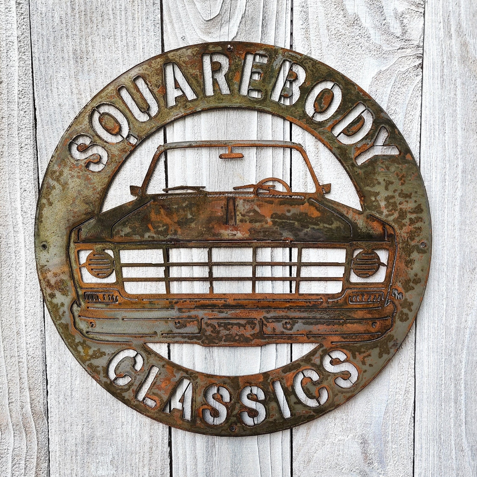 Squarebody Classics Truck Metal Wall Art / Squarebody Chevy - Etsy