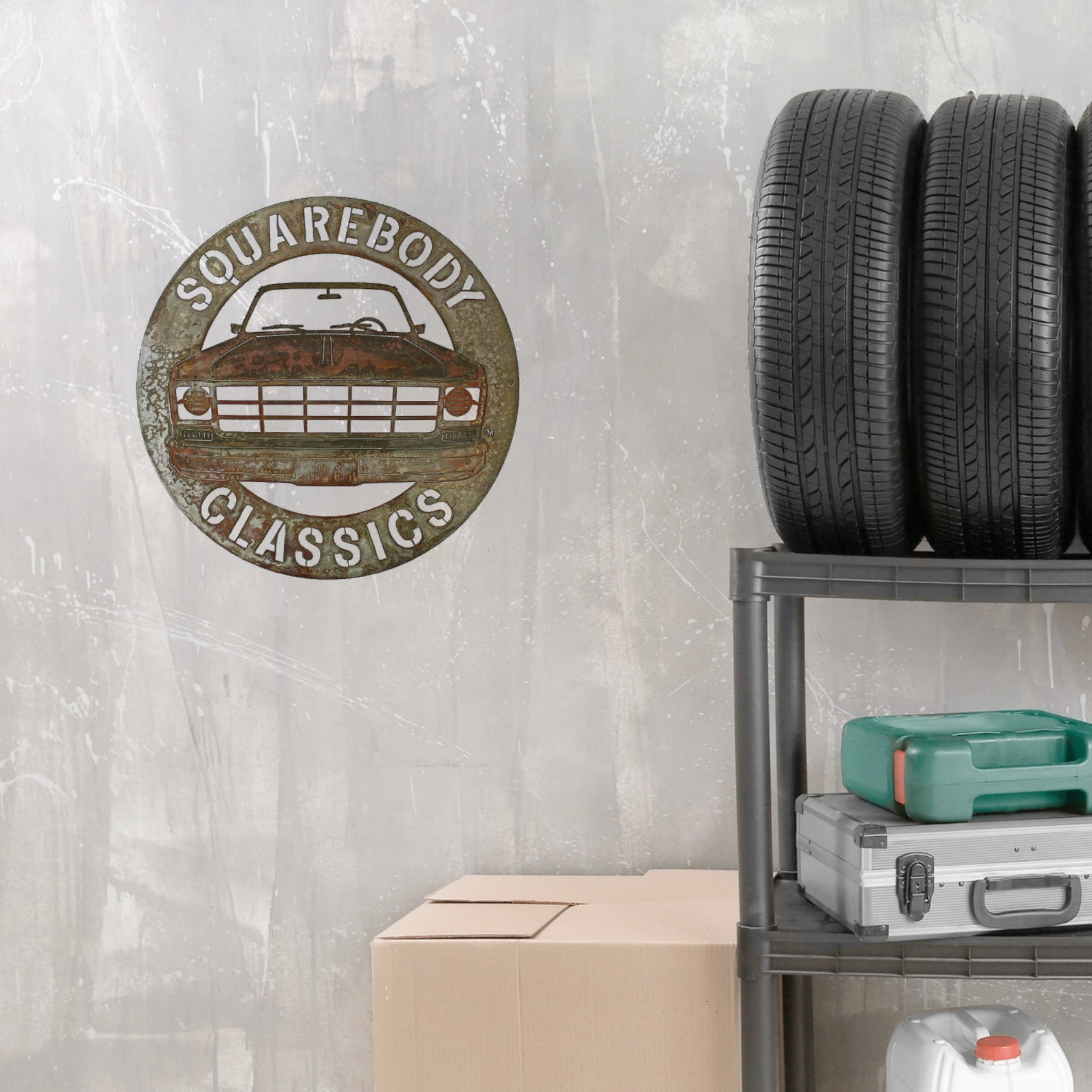 Squarebody Classics Truck Metal Wall Art / Squarebody Chevy - Etsy