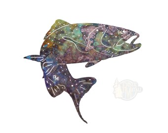 Rustic Fish Art - Etsy