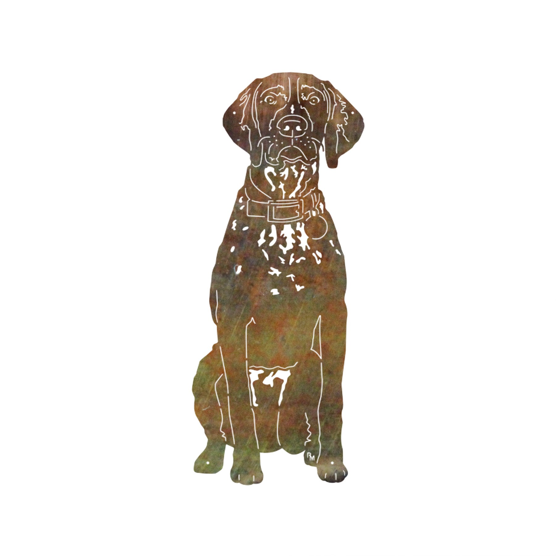 German Shorthaired Pointer Sign for Home / Copper GSP Dog - Etsy