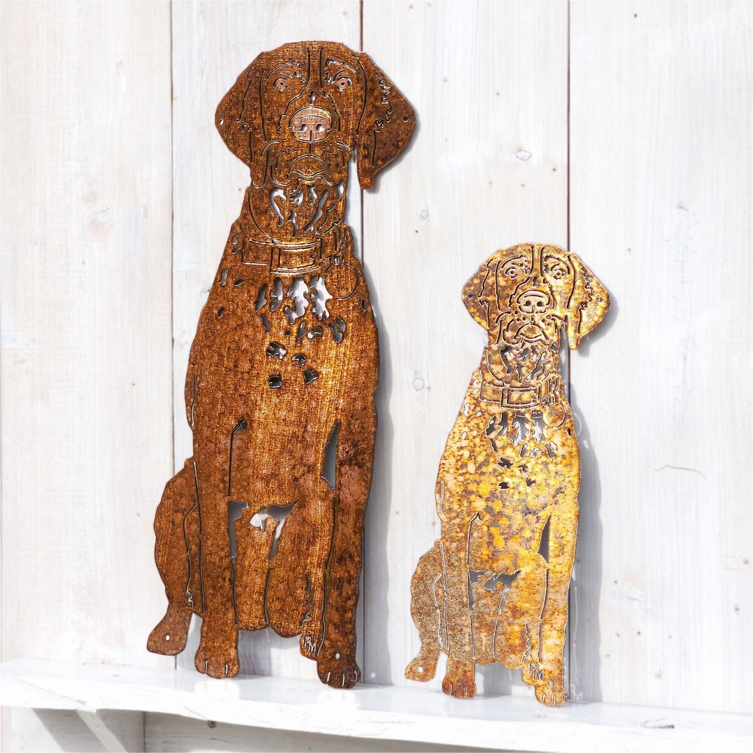 Vintage German Short Haired Pointer Wall Art for GSP Lover GSP Metal ...