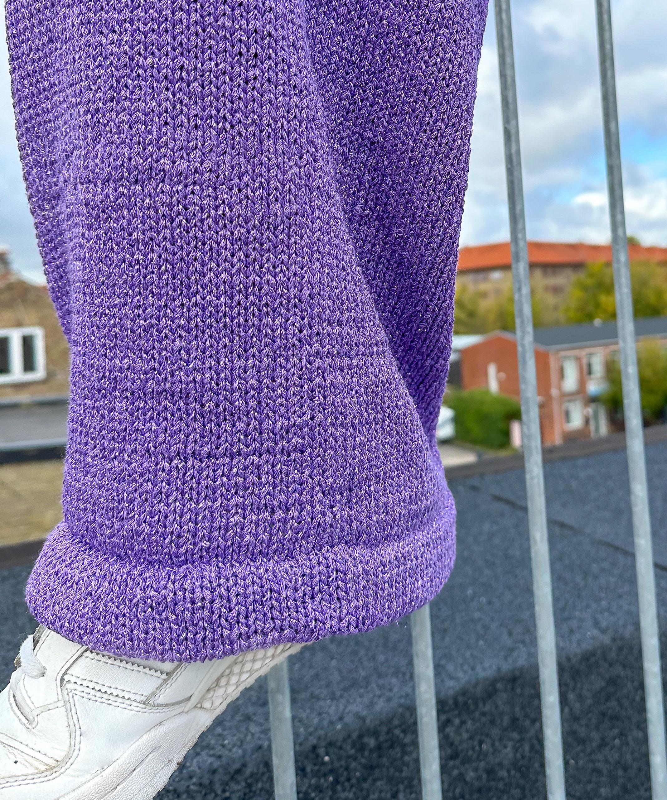 Knitting Pattern PDF ENGLISH | High-waisted Straight Leg Knitted Pants ...