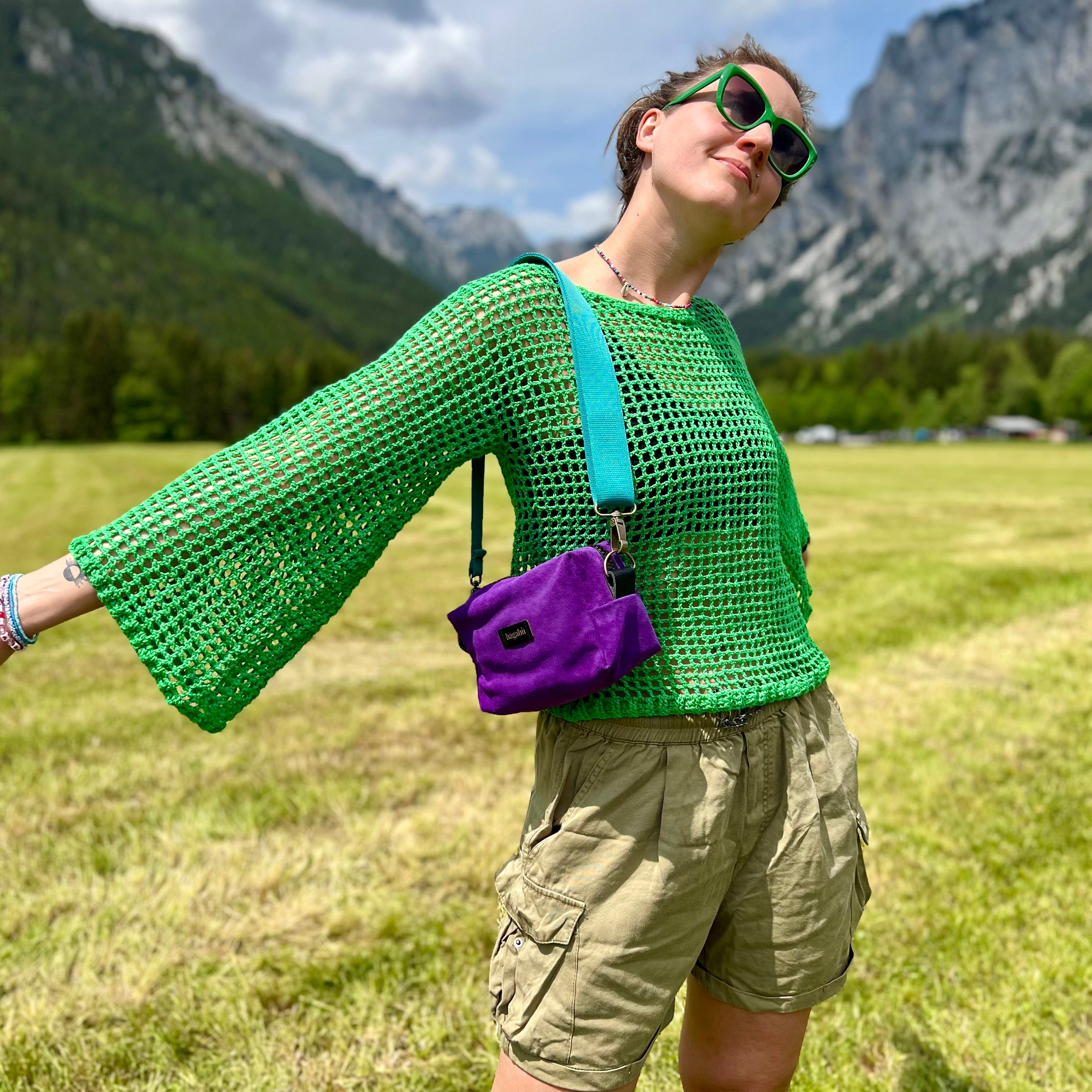 Crochet Pattern PDF DANISH / DANSK | Fishnet Oversized Top | Beginner ...