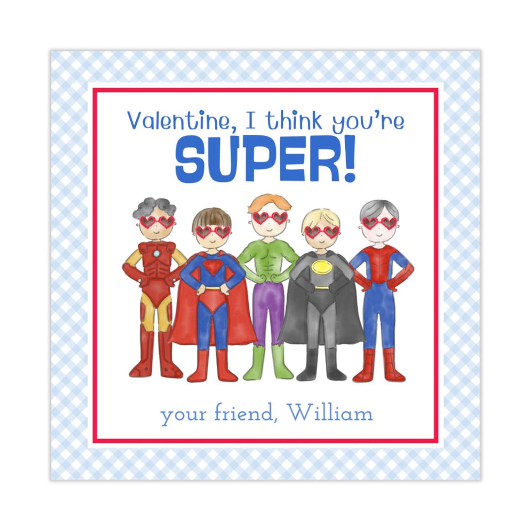 Printable Valentines Day Gift Tags for Kids | Classroom Valentine ...