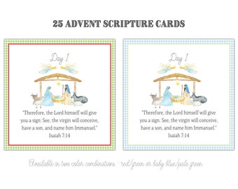 Printable Advent Calendar Boxes Christmas Countdown (Download Now ...