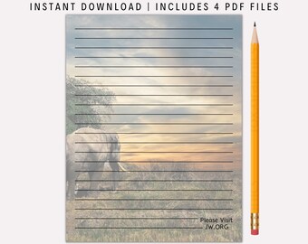 Safari Writing Paper - Etsy