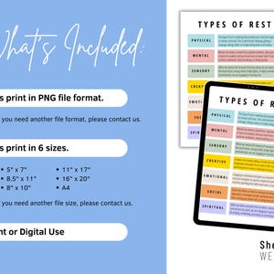 Types of Rest, Therapy Office Decor, Burnout Prevention, Stress ...