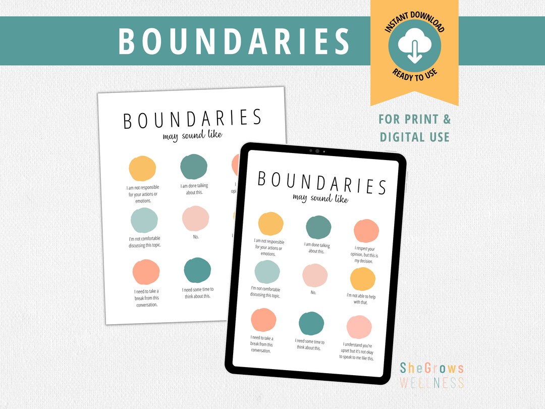 Boundaries, Mental Health, Psychology, Therapy Office, Counselor ...