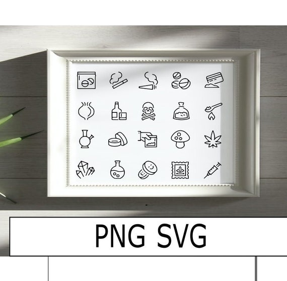 Drugs Hard Drugs SVG PNG Cut File | Etsy