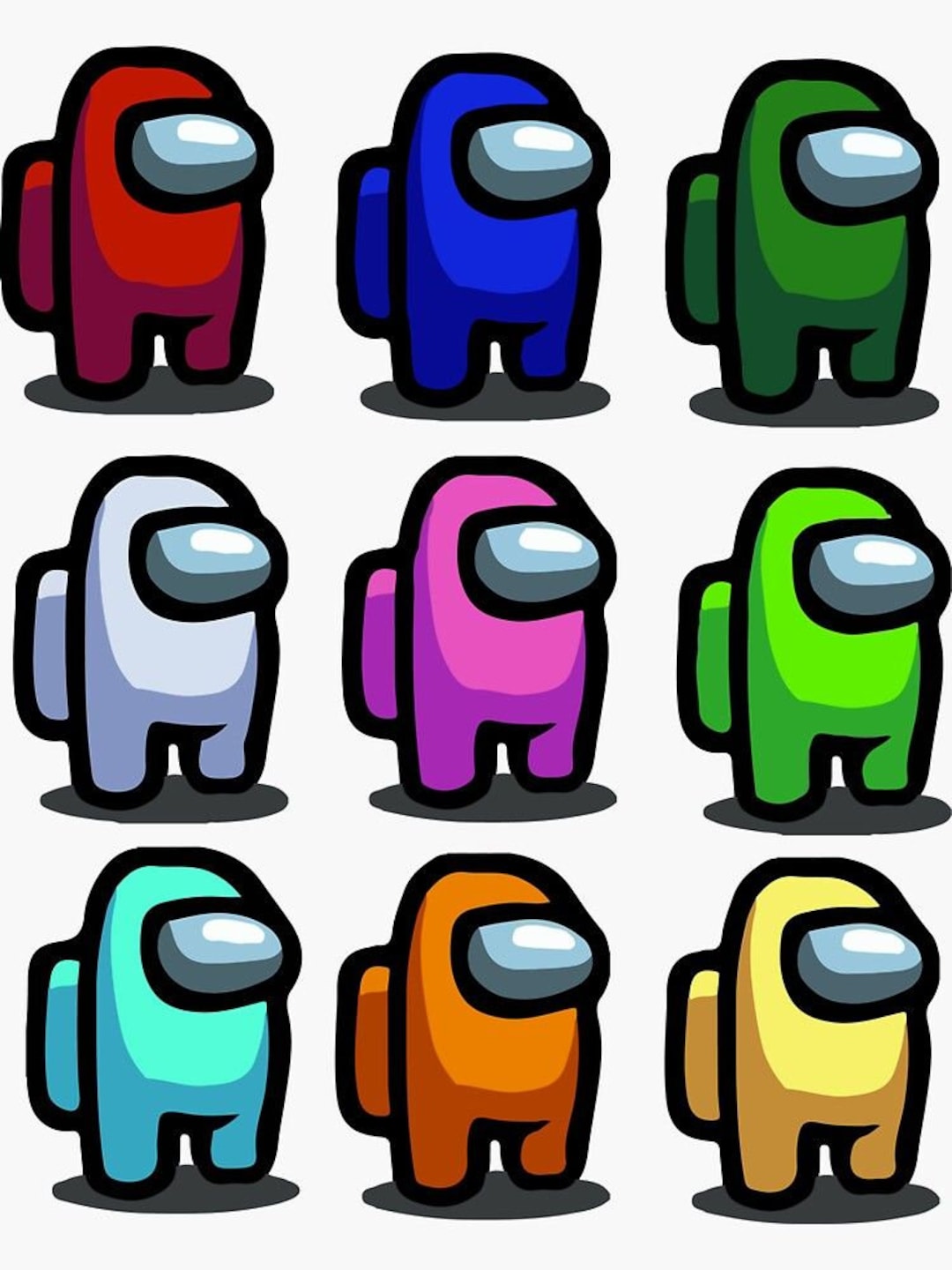 Among Us SVG File, Perfect for Cricut and Silhouette - Etsy