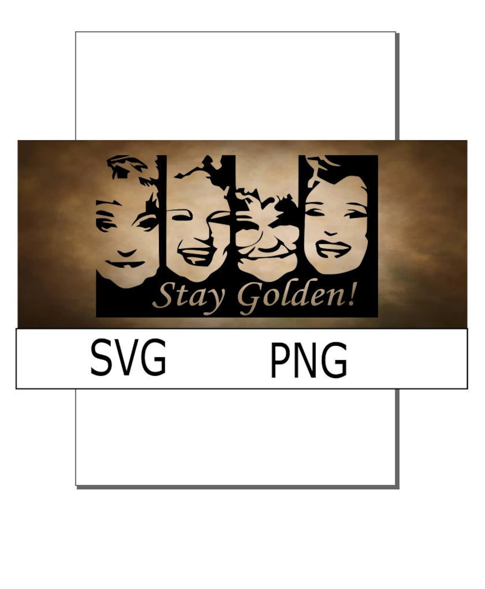 Golden Girls File | SVG PNG | Cricut Silhouette - Etsy