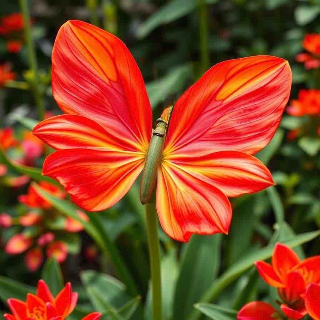 20 Flame Butterfly Lily Seeds Beautiful Distinct Colors Fall Winter ...